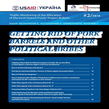 Getting rid of pork barrels and other political bribes | PDF | Civic affairs | Politics