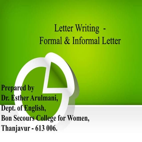 letter writting tips everybody should know | PPT