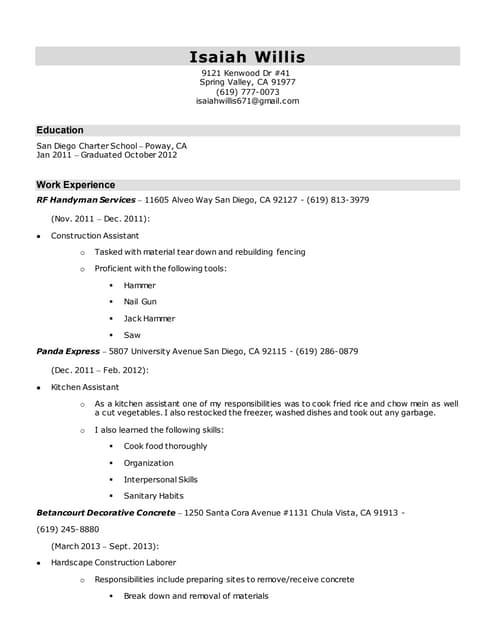 Daniel Rickert Resume | PDF