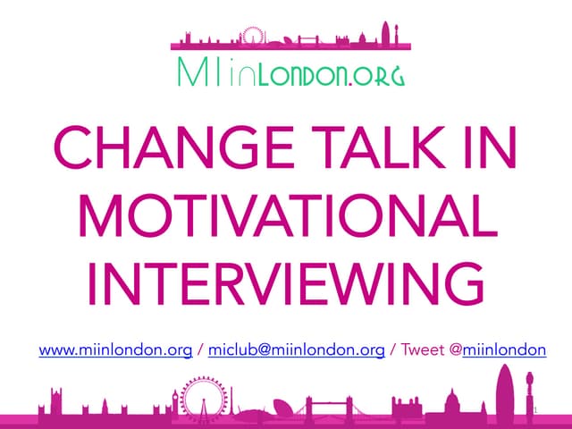 Motivational interviewing | PPT