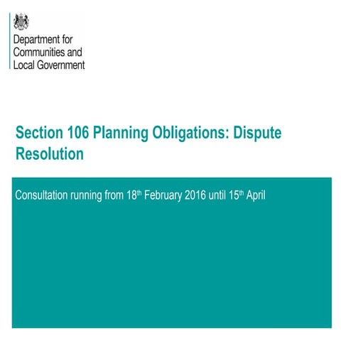 Section 106 Dispute Resolution | PPT