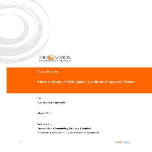 160329 report on market study of ethiopian textile and apparel sector | PDF