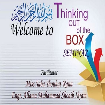 Thinking Out Of The Box | PPTX