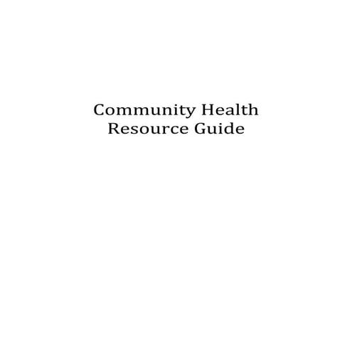 Onslow County Resource Guide | PDF