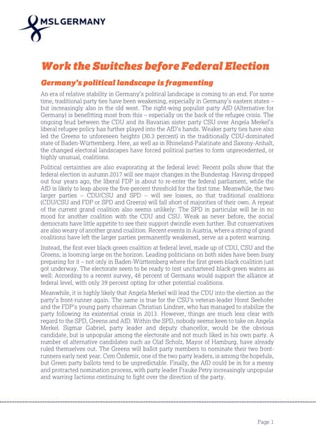 Political system of germany | PPTX