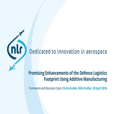 160615 Promising Enhancements of the Defence Logistics Footprint Using ...