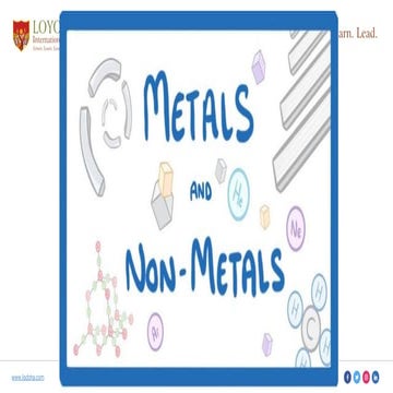 Metals and Non-Metals | PPT