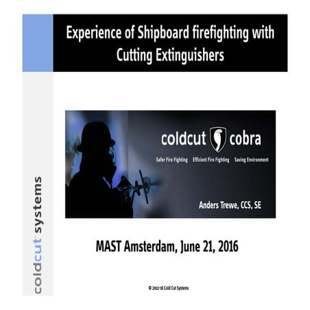 Cobra Cutting Extinguisher at MAST Confex 2012 | PDF