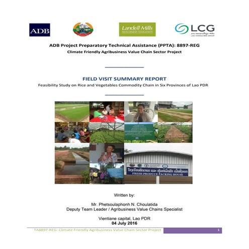 160704 field visit summary report lao pdr_final v | PDF