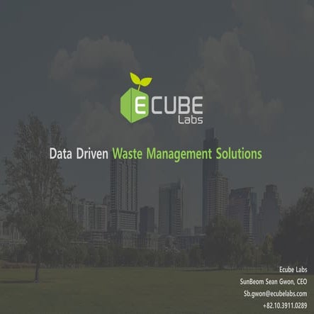 [임팩트투자 디파티] 이큐브랩(ECUBE) 권순범 대표_D.CAMP_201607 | PPT