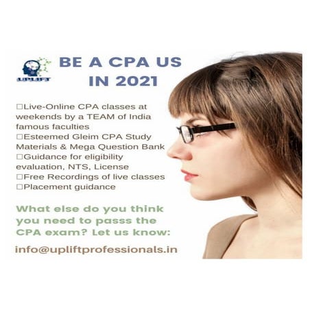 UPLIFT PRO makes you CPA by2021 | PDF