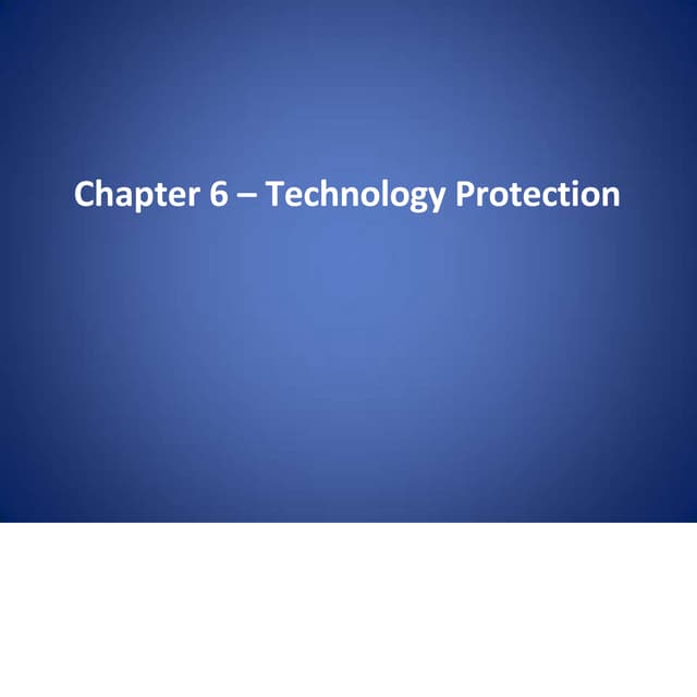 Technology-protection | PPTX