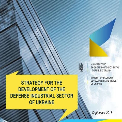 160909_Strategy of the development of the defense industrial sector ...