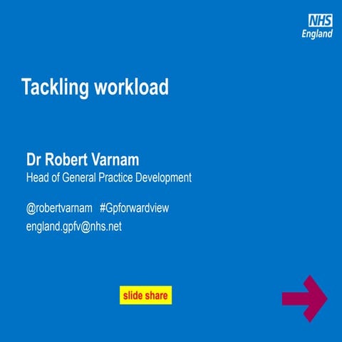 Tackling workload in general practice, Pulse Live 29.09.16 | First Aid ...