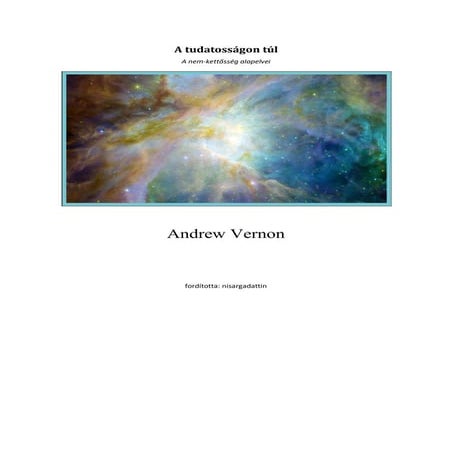 Andrew Vernon - A tudatosságon túl | PDF