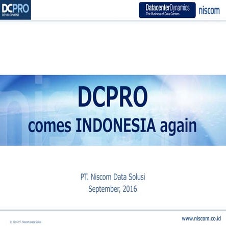 DataCenter Training Program, DCPRO -DCDA, EEBP, COP-, coming up in ...