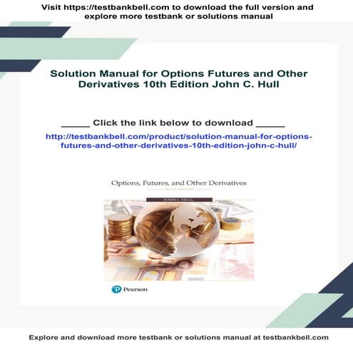 Solution Manual for Options Futures and Other Derivatives 10th Edition ...