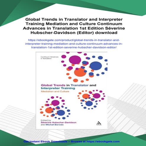 Global Trends in Translator and Interpreter Training Mediation and ...