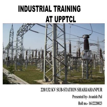 220/132 KV Substation or Step down Substation.pptx