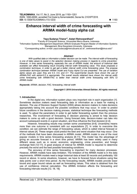 Arima model | PPTX | Technology & Computing