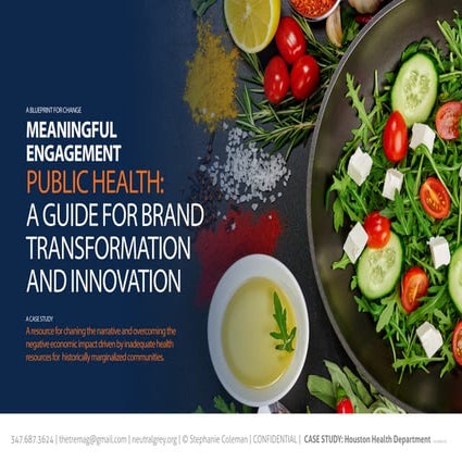 Public Health: A Guide for Innovation + Brand | PDF