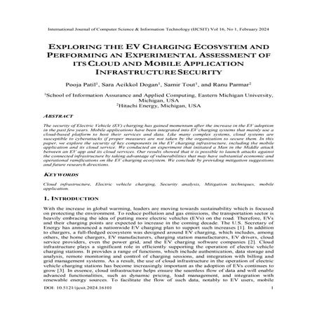 Exploring the EV Charging Ecosystem and Performing an Experimental ...
