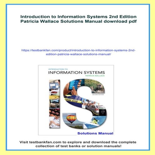Introduction to Information Systems 2nd Edition Patricia Wallace ...