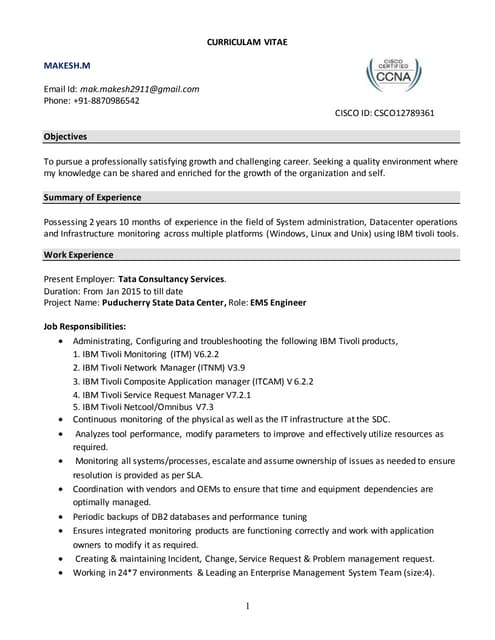 satish new cv | DOCX
