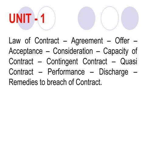 Law of contract | PPT