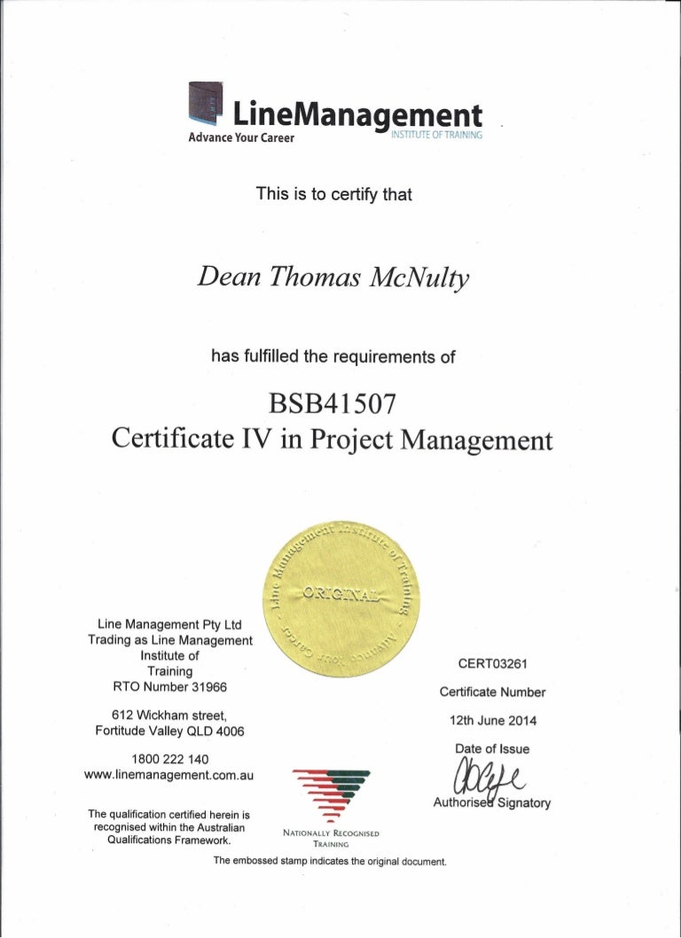 cert-iv-project-management