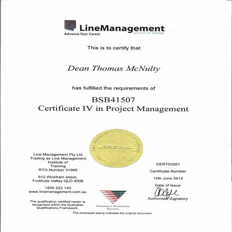 Cert IV project Management | PDF