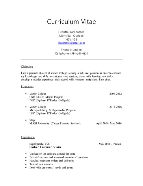 nick's cv | PDF