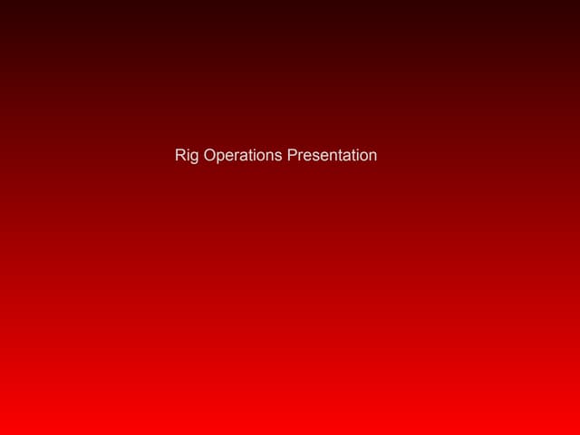 Presentation 2 drilling rig systems | PDF