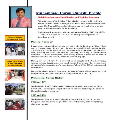 New CV Imran Qureshi | PDF