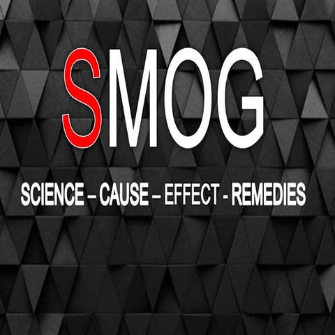 Photochemical formation of smog | PPTX