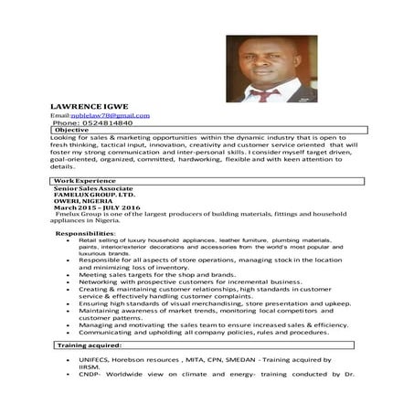Joseph Smith CV | DOCX