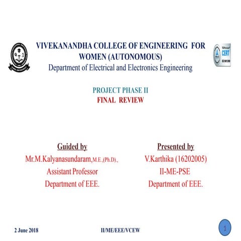 power systems for pg projects phase 2 an | PPTX