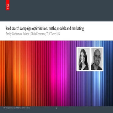 TUI and Adobe talk maths, models and marketing | PDF
