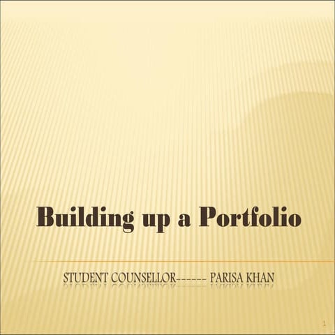 What Is A Portfolio? | PDF