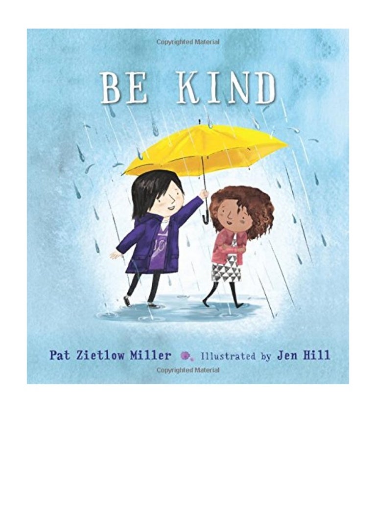 Be Kind PDF - Pat Zietlow Miller