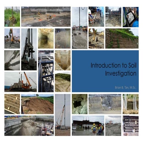 Comprehensive Introduction to Soil Investigation Techniques and Testing ...