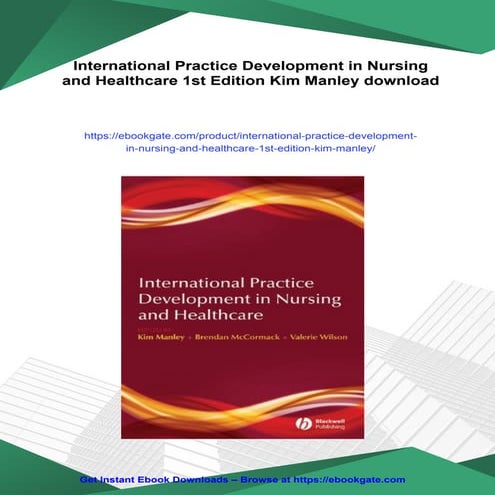 International Practice Development in Nursing and Healthcare 1st ...