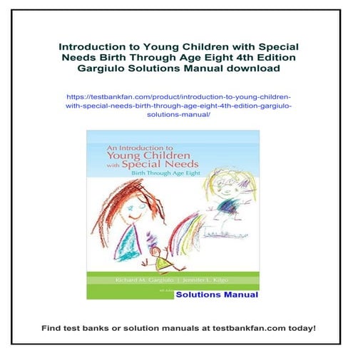 Introduction to Young Children with Special Needs Birth Through Age ...