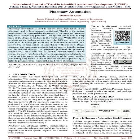 Pharmacy Automation | PDF