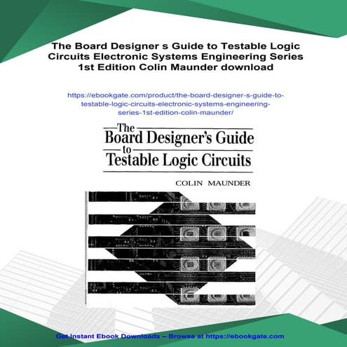 The Board Designer s Guide to Testable Logic Circuits Electronic ...