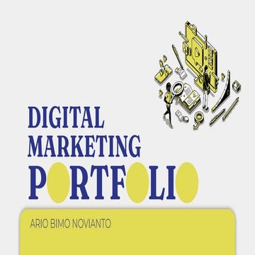 Contoh Portofolio Digital Marketing Ario Bimo Novianto | PDF
