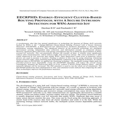 Eecrpsid Energy Efficient Cluster Based Routing Protocol With A Secure
