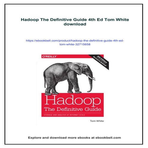 Hadoop The Definitive Guide 4th Ed Tom White | PDF