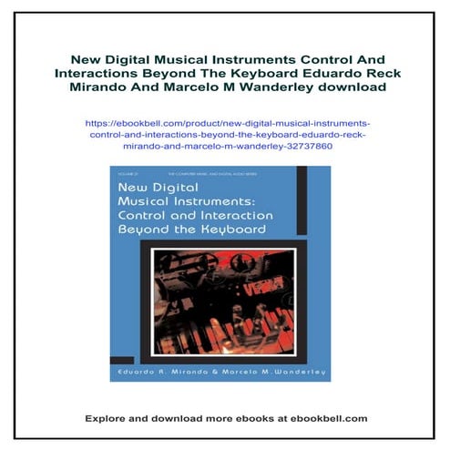 New Digital Musical Instruments Control And Interactions Beyond The ...