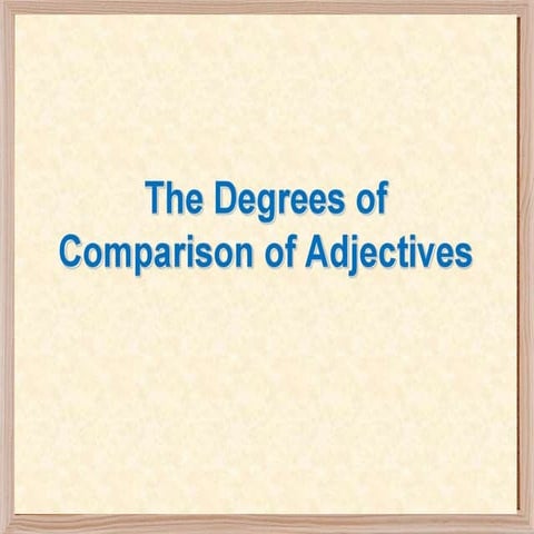 DEGREES OF ADJECTIVES LESSON IN ELEMENTARY WITH ACTIVITIES | PPTX